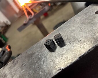 Forged Dice, D6, Hand Forged - Etsy