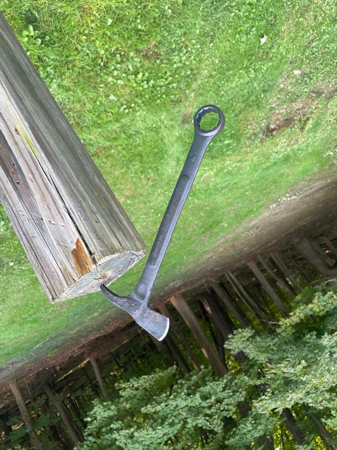 Hand Forged Wrench Tomahawk - Etsy