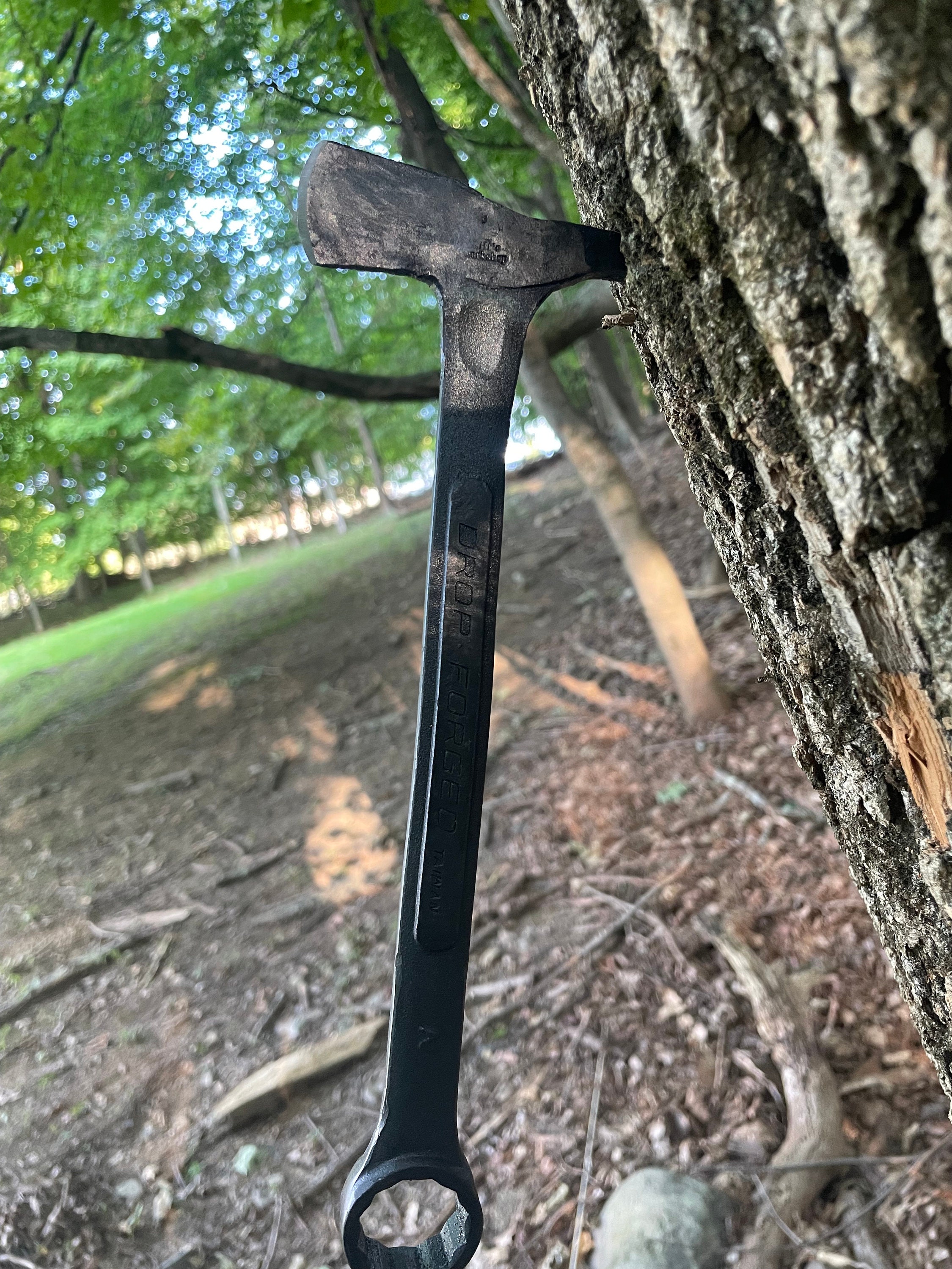 Hand Forged Wrench Tomahawk - Etsy