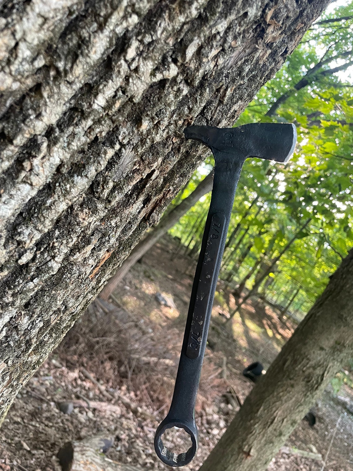 Hand Forged Wrench Tomahawk - Etsy