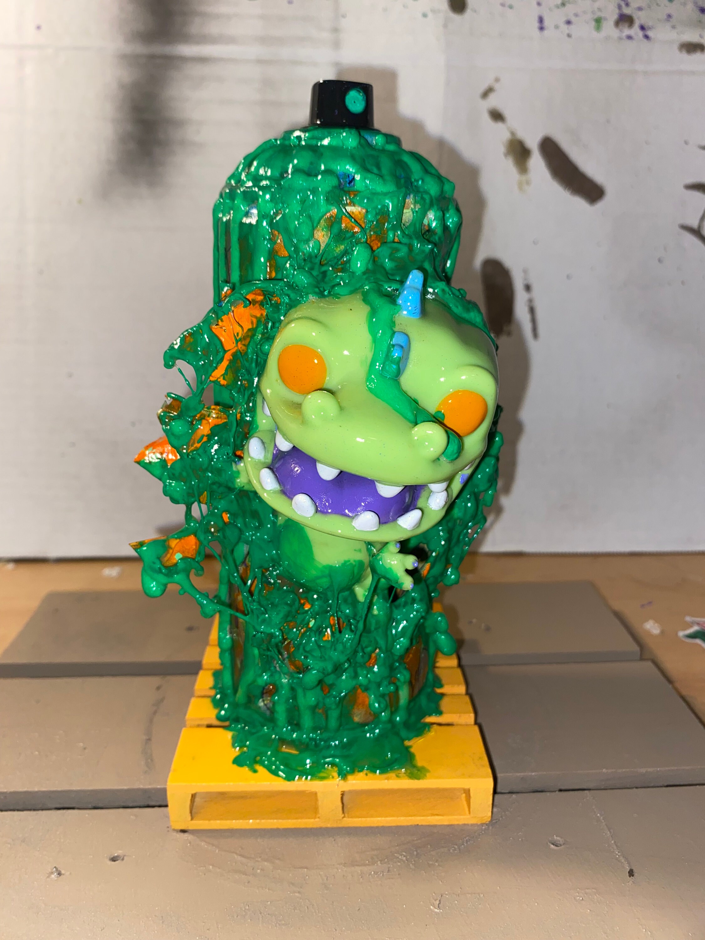 Spray Can Reptar Art - Etsy