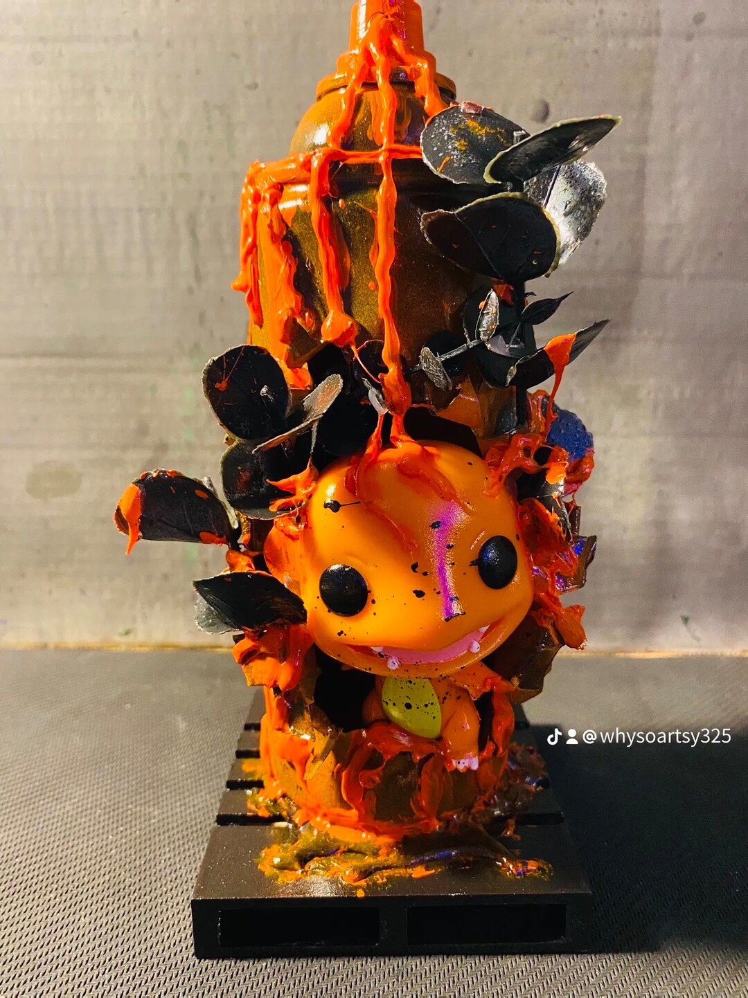 Spray Can Charmander Figure - Etsy