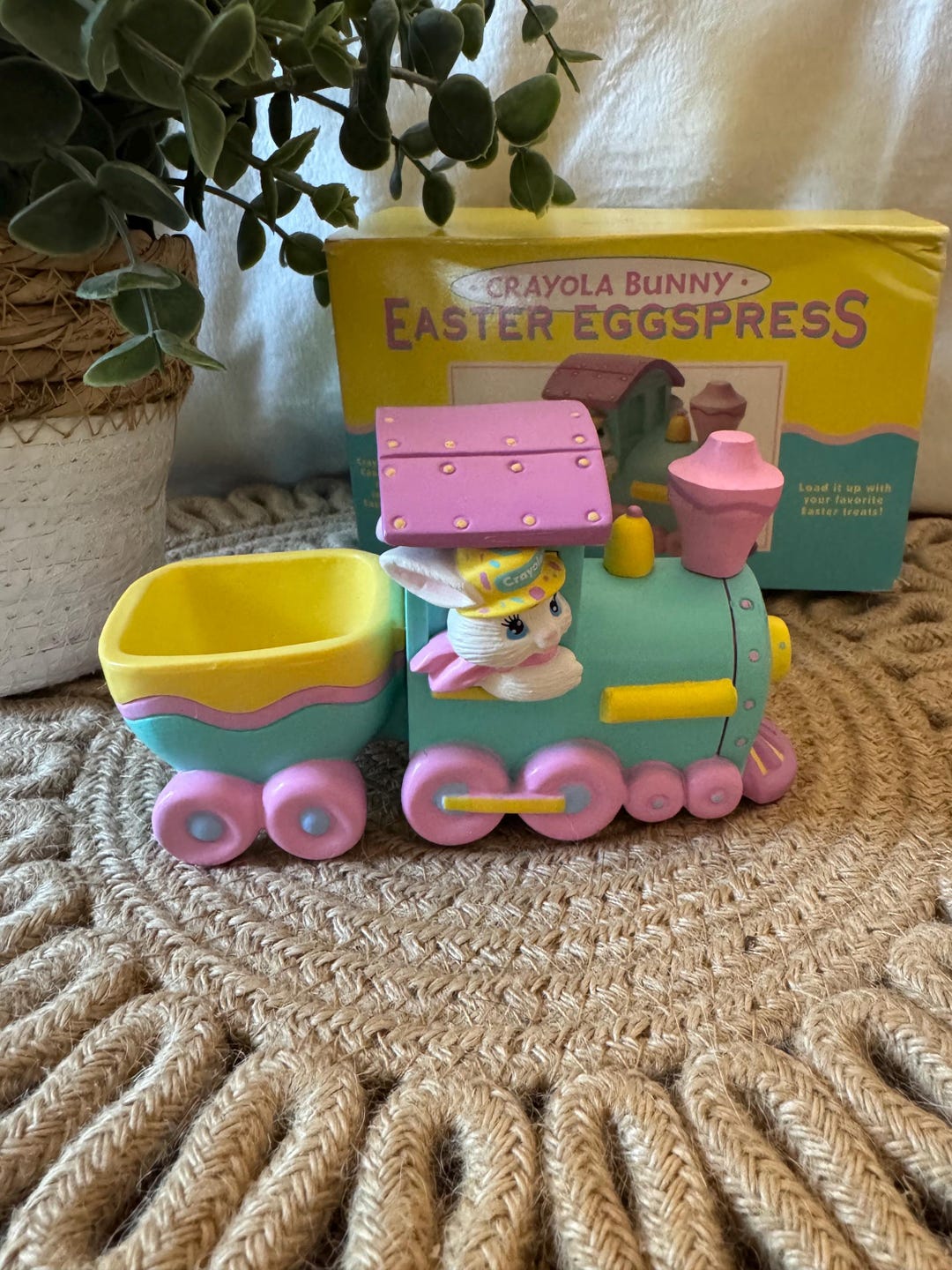 Crayola Bunny Easter Eggspress Hallmark Decoration - Etsy