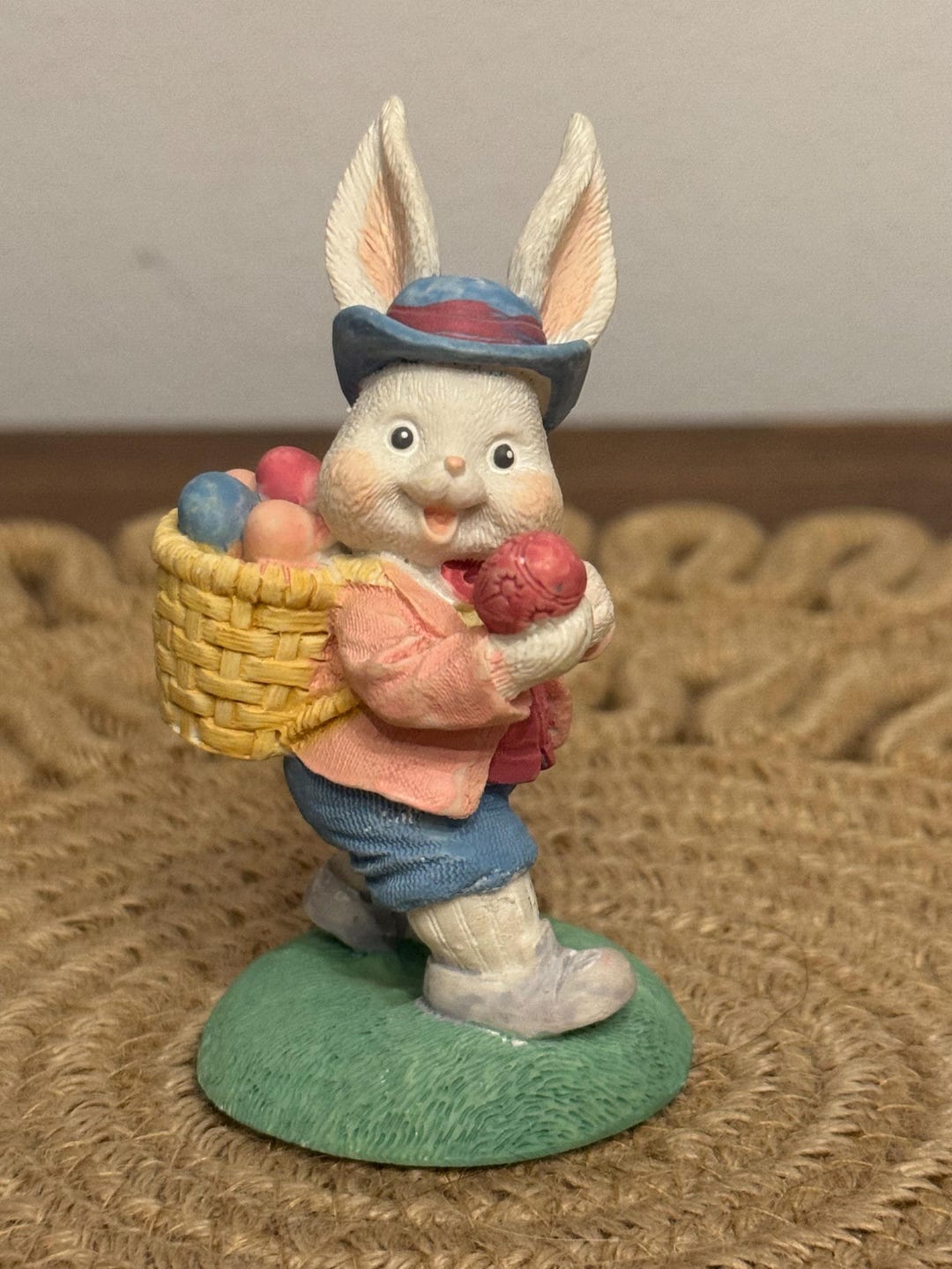Vintage Easter Bunny Figurine - Etsy