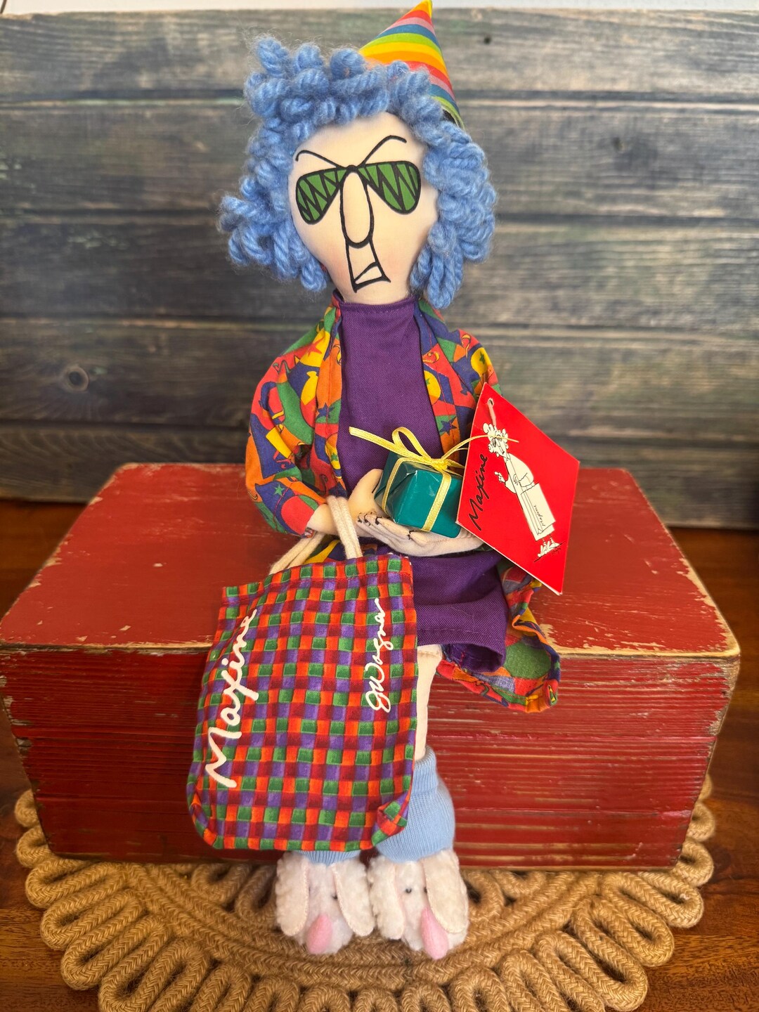 Vintage Hallmark Maxine Sitting Doll - 1990’s - Happy Birthday - John ...