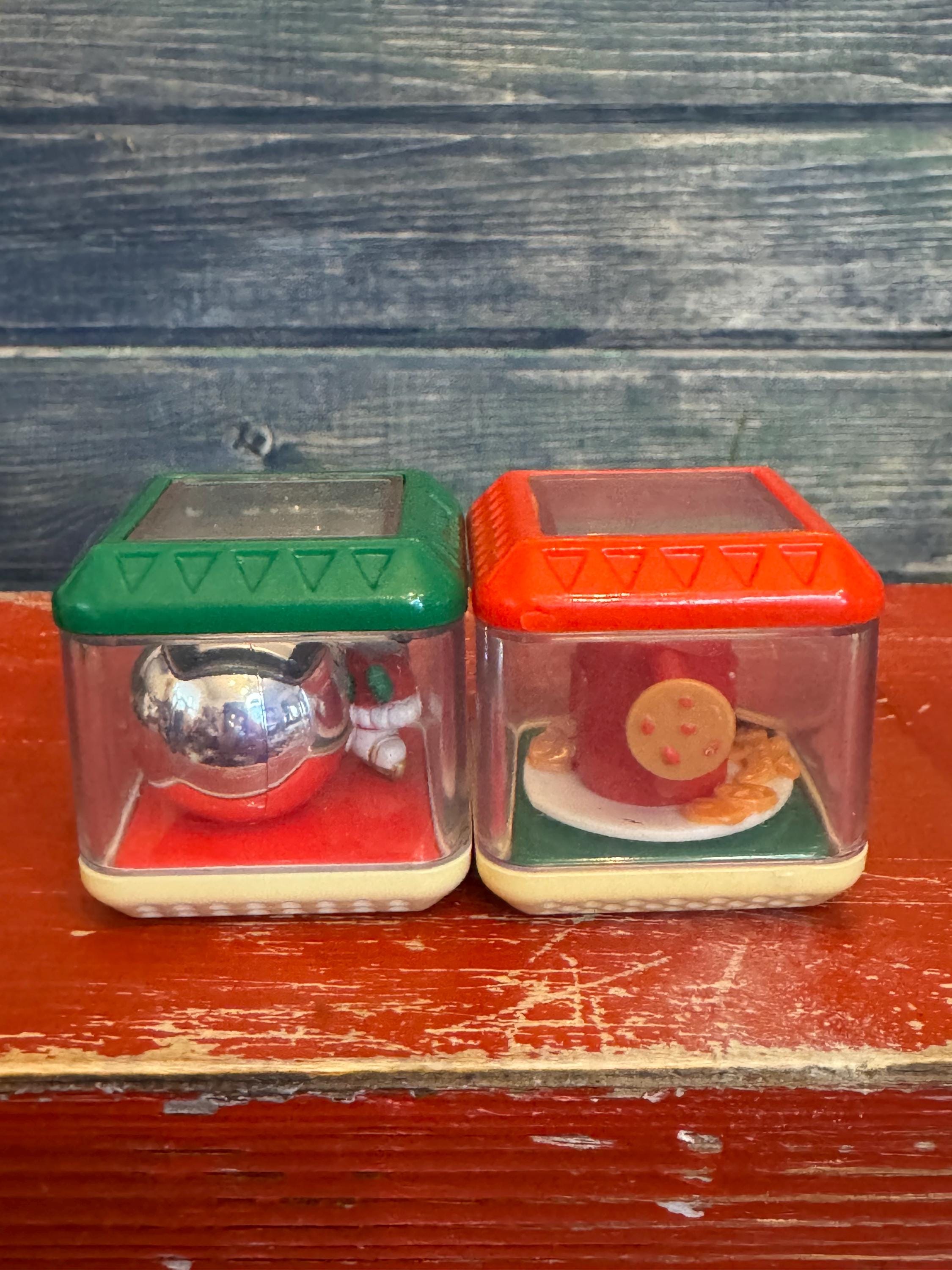Vintage Fisher Price Peek a Boo Christmas Blocks Mouse Mice Hot ...