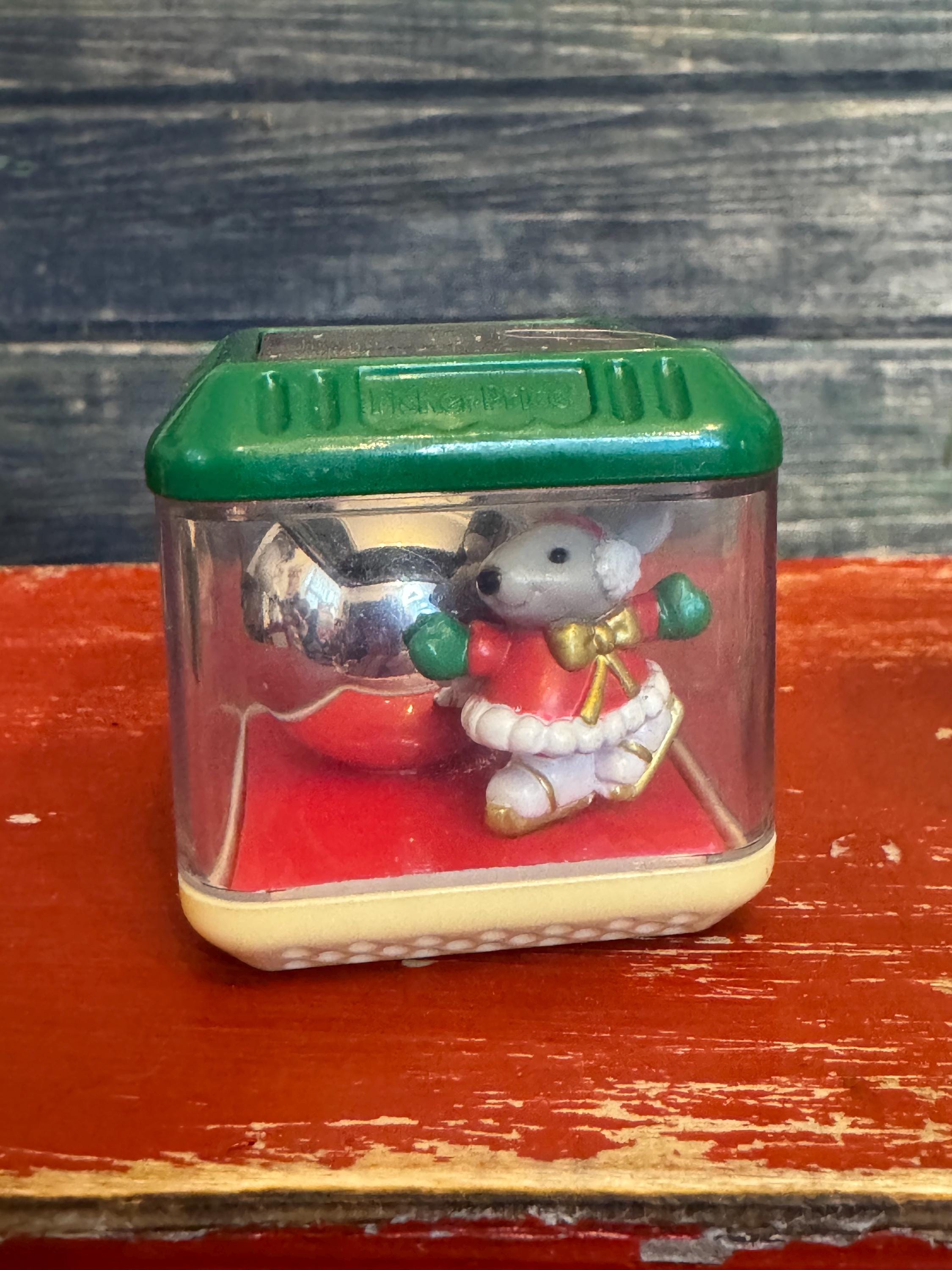 Vintage Fisher Price Peek a Boo Christmas Blocks Mouse Mice Hot ...