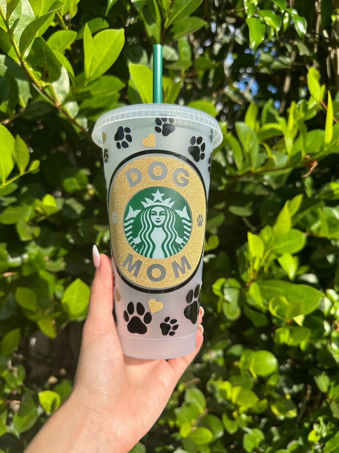 Starbucks Dog Mom Cold Cup |dog Mom Tumbler | Dog Mom Gift for Her ...