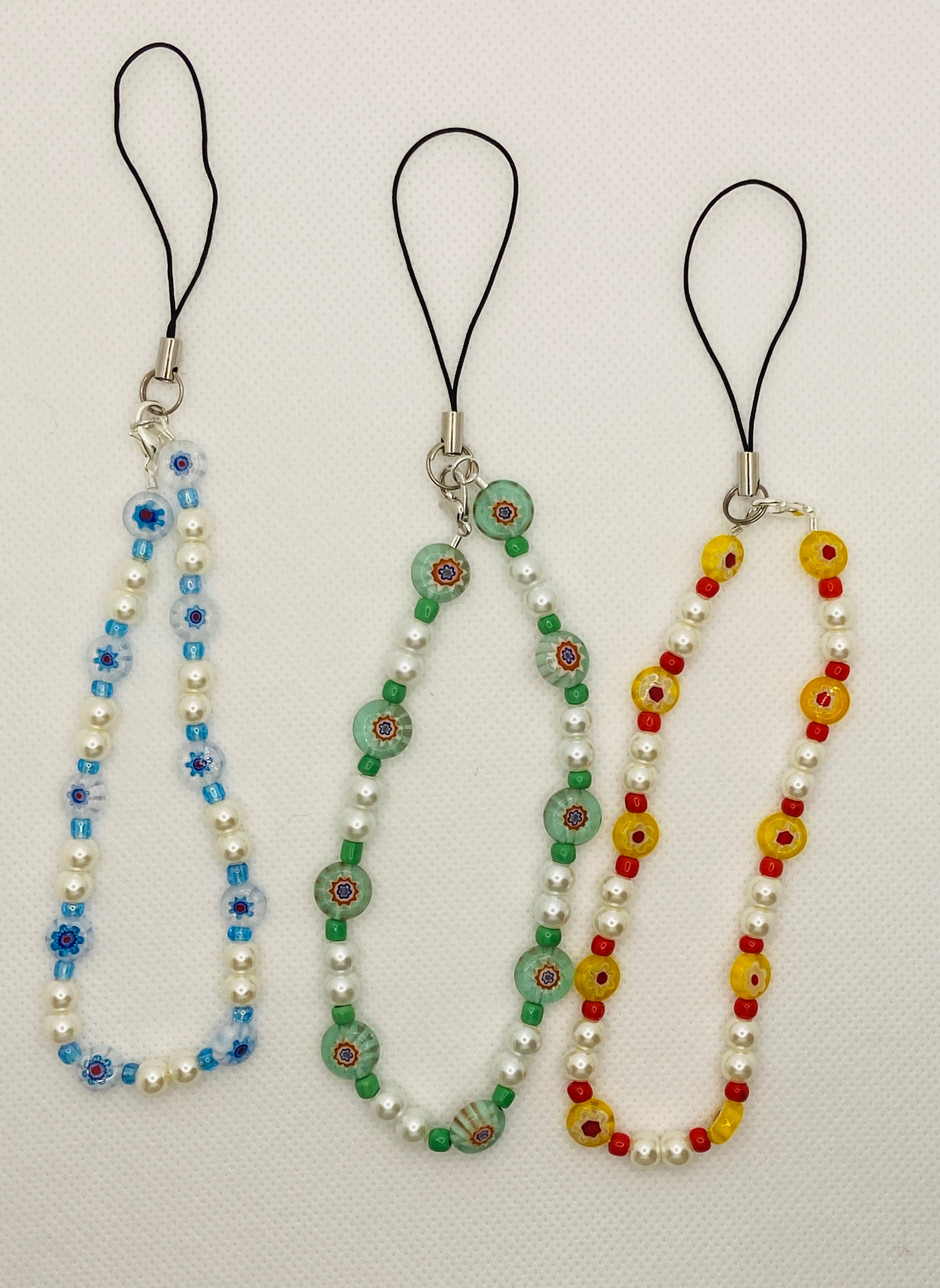 Beaded Phone Chains/Charms Wristlet Phone Strap Phone | Etsy