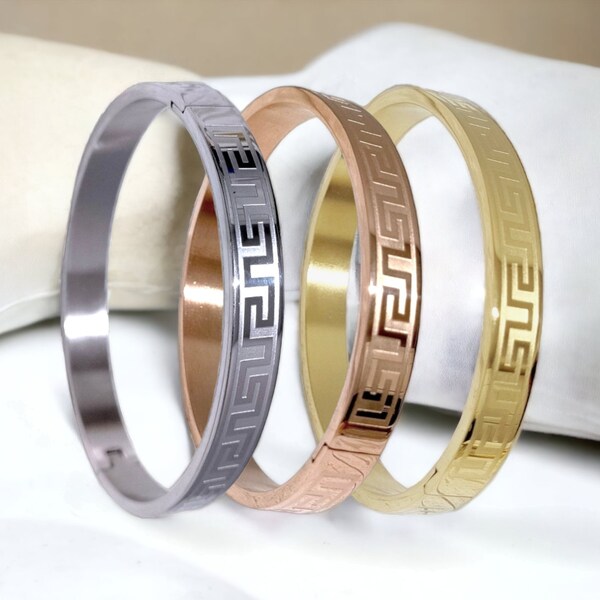 Stainless Steel Bangle - Etsy