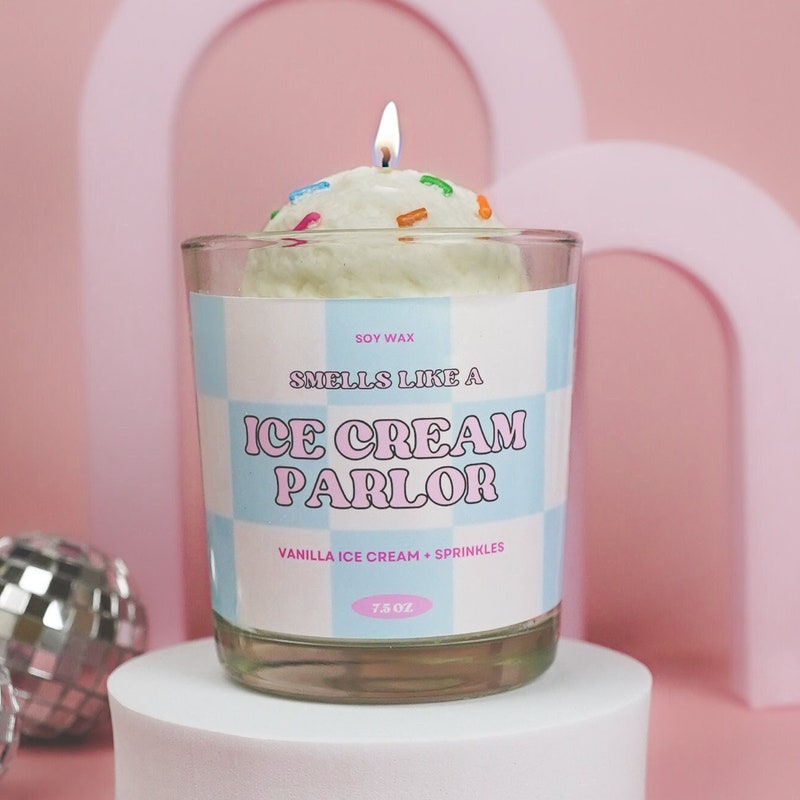 Ice Cream Candle - Etsy