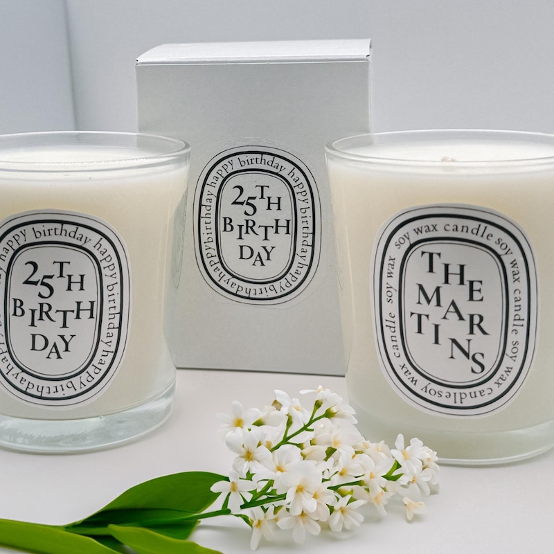 Personalized Candles - Etsy