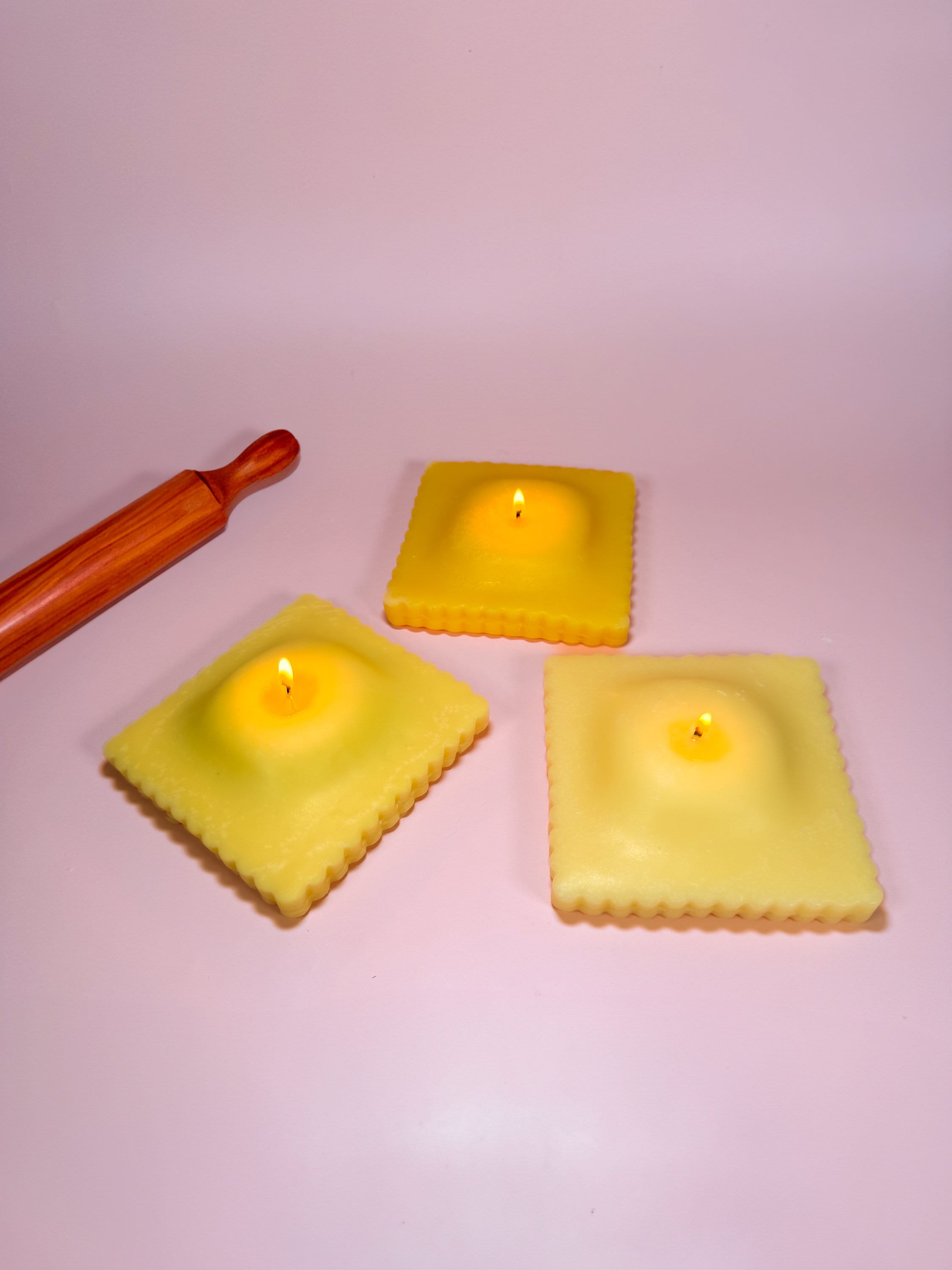 Raviolo Pasta Candle for Pasta Lover | Foodie Gift - Etsy