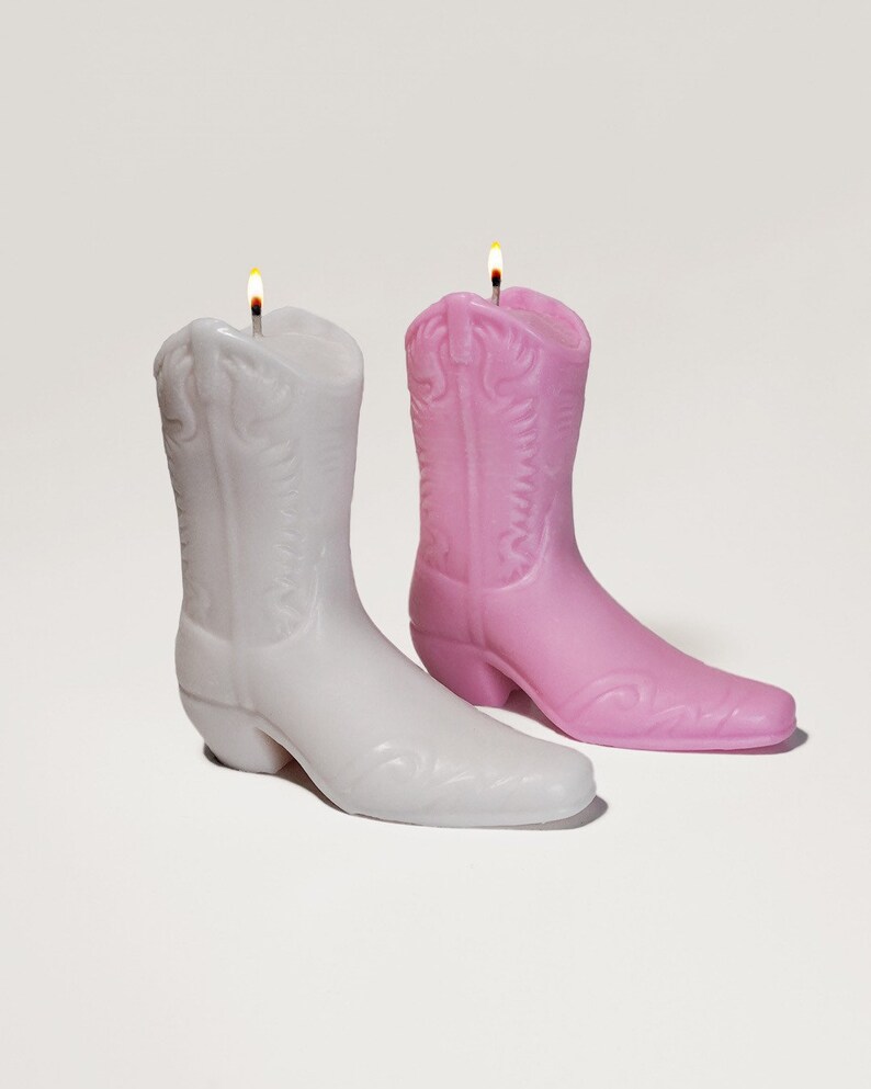 Cowboy Boot Candle Cowgirl Boot Western Decor Aesthetic - Etsy