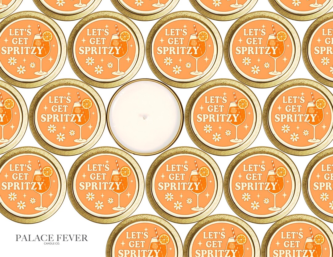 Aperol Spritz Candle: Italy-inspired Bachelorette Party Favor - Etsy