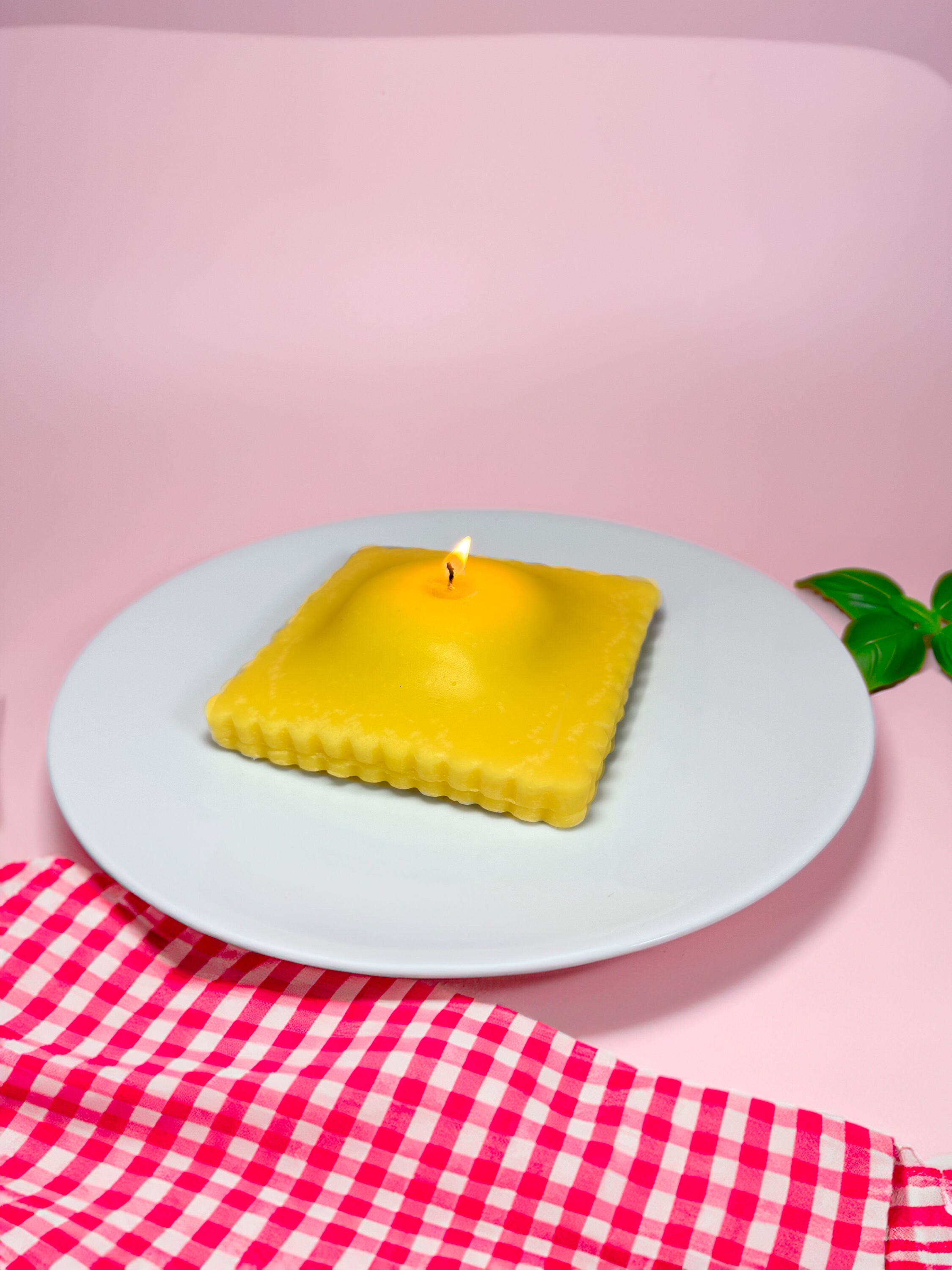 Raviolo Pasta Candle for Pasta Lover | Foodie Gift - Etsy