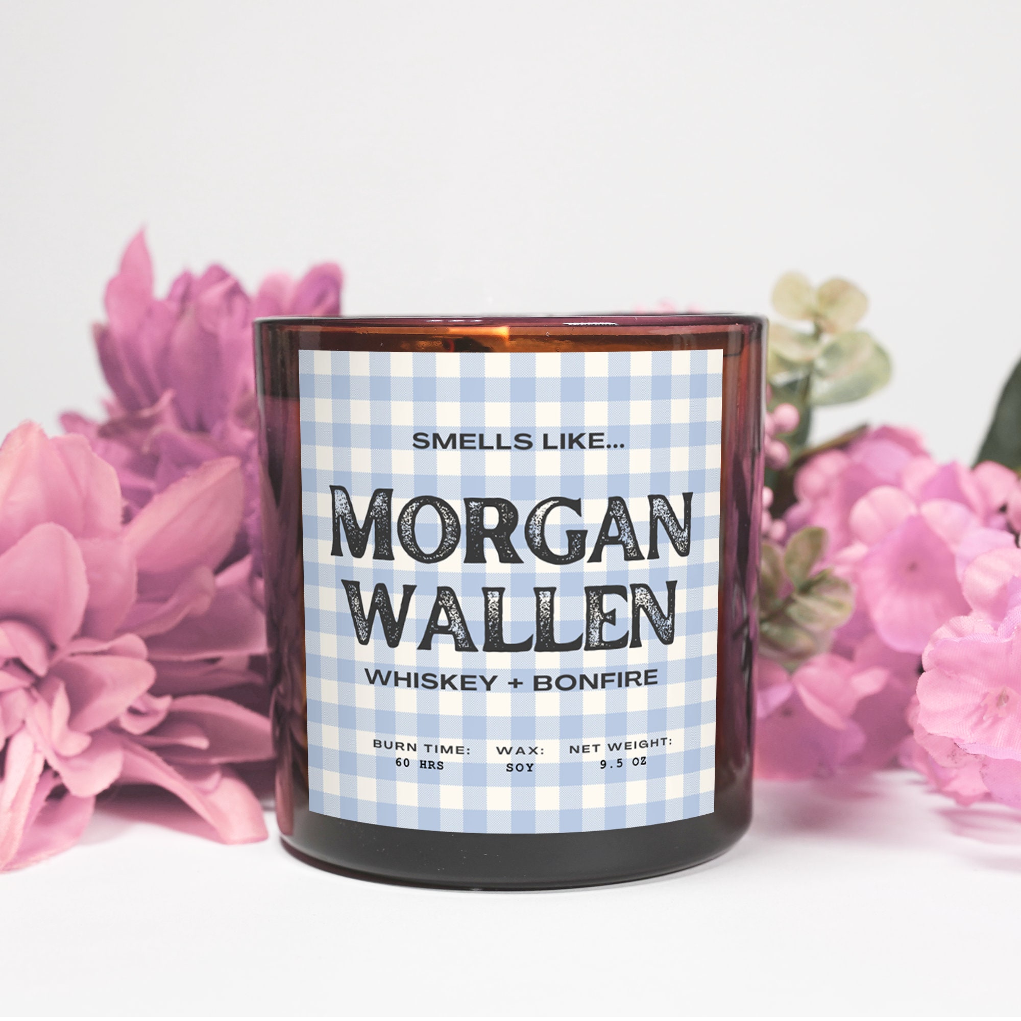 Gift for Morgan Wallen Fan, Gift for Country Music Fan, Soy Wax Candle ...