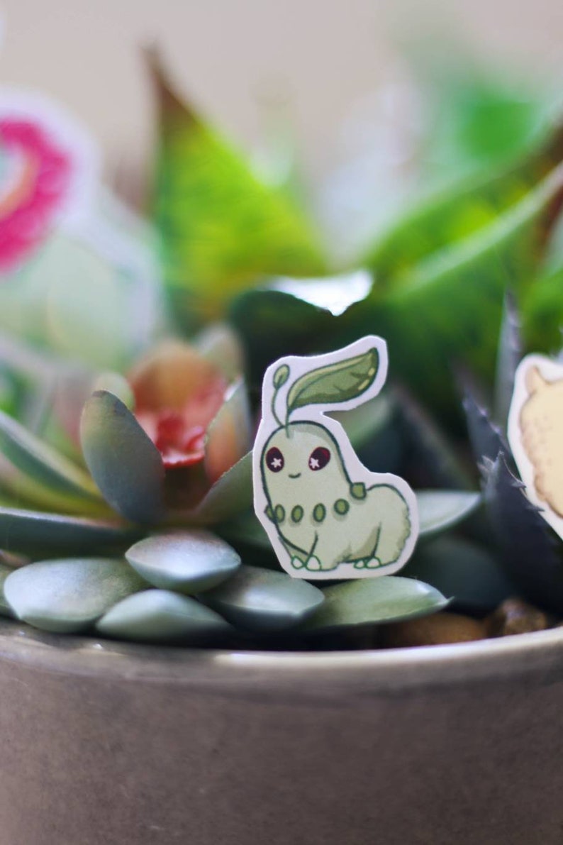 Chikorita Evolution Line Sticker Pack - Etsy Israel