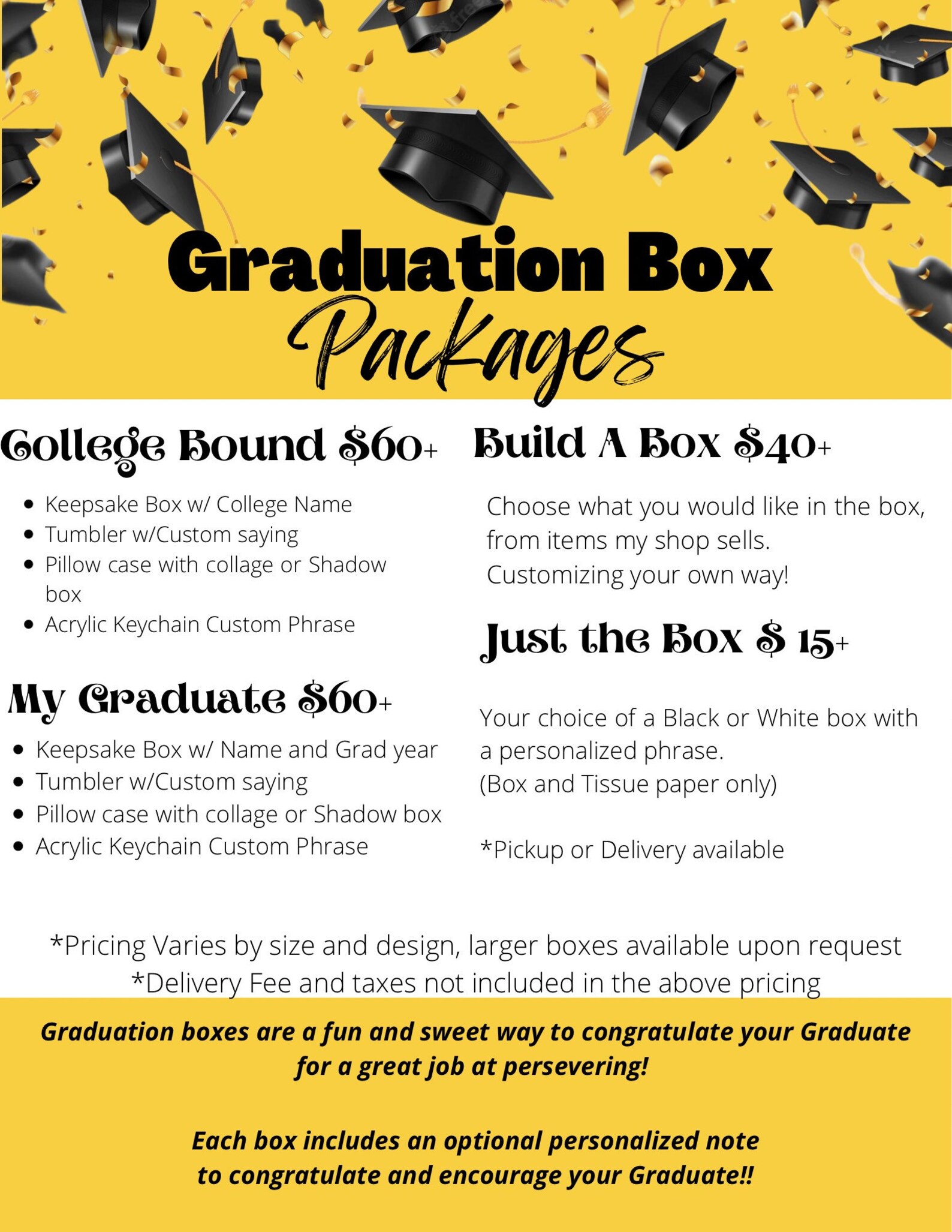 Graduation Gift Graduation Box Gift Box Personalized Gift - Etsy