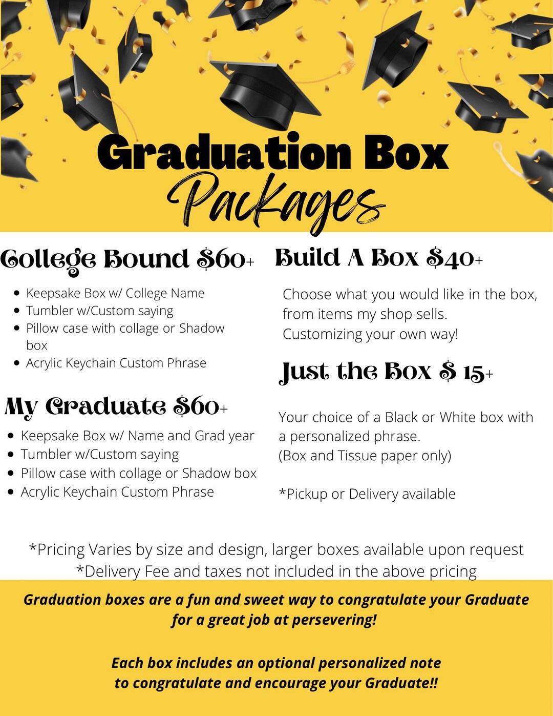 Graduation Gift Graduation Box Gift Box Personalized Gift - Etsy