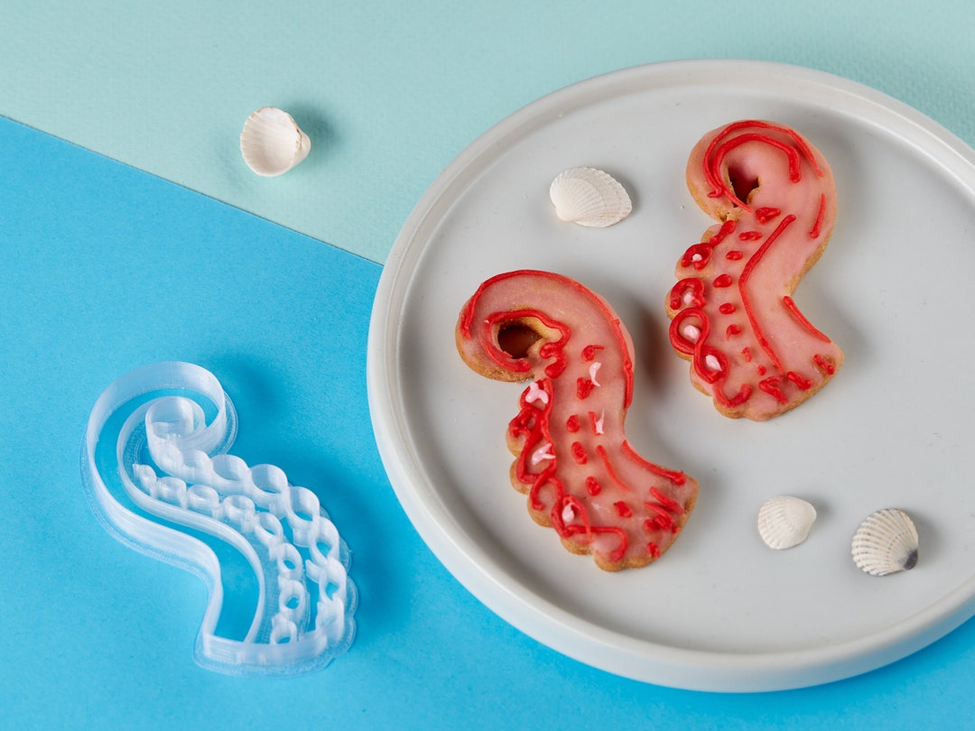 Tentacle Cookie Cutter | Marine Biology Cookie Cutter | Gift Biologist ...