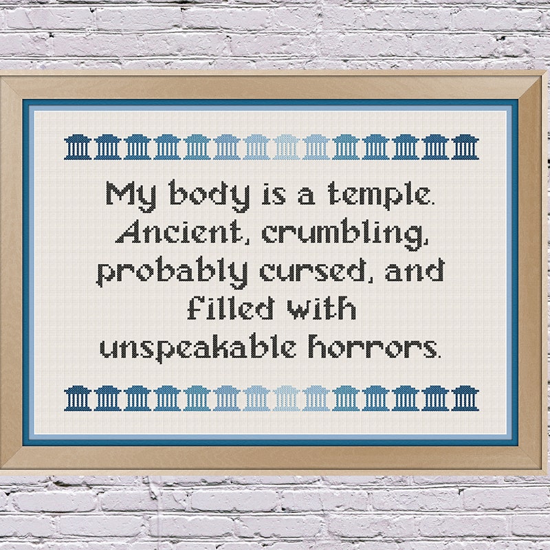 Rude Cross Stitch - Etsy