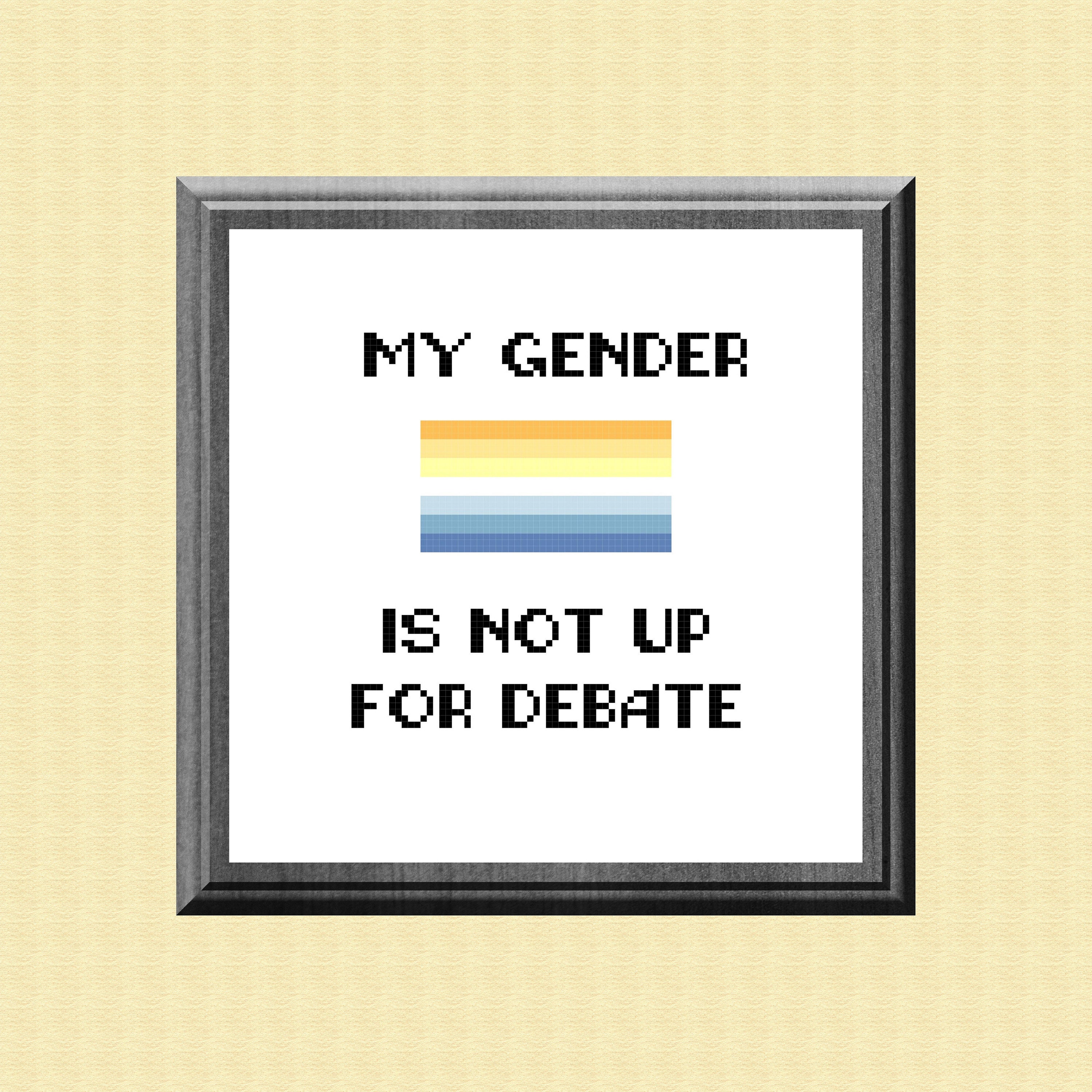 Genderfaun Pride Cross Stitch Pattern PDF Digital Download | Etsy