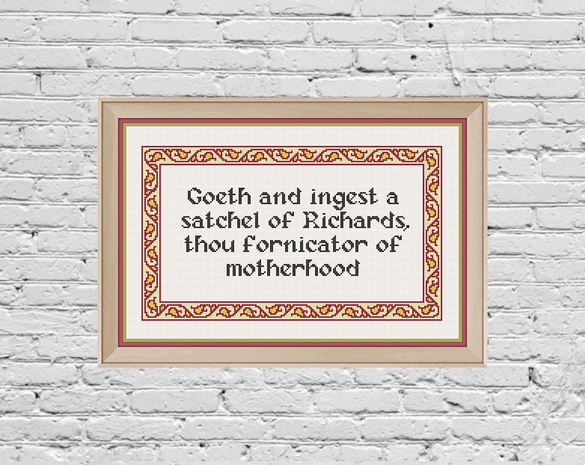 Ingest a Satchel of Richards Fornicator of Motherhood Subversive ...