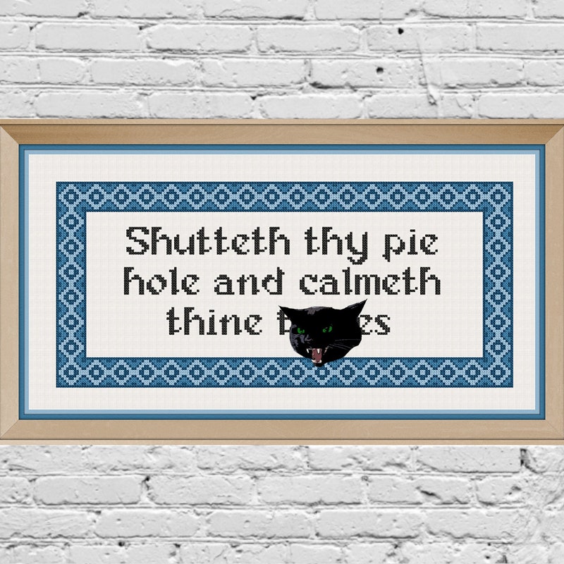 Monty Python Cross Stitch - Etsy