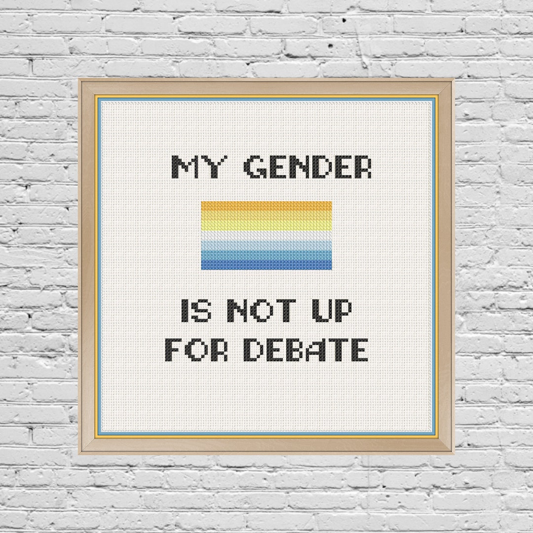 Genderfaun Pride Cross Stitch Pattern PDF Digital Download - Etsy