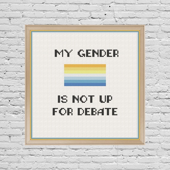 Genderfaun Pride Cross Stitch Pattern PDF Digital Download - Etsy