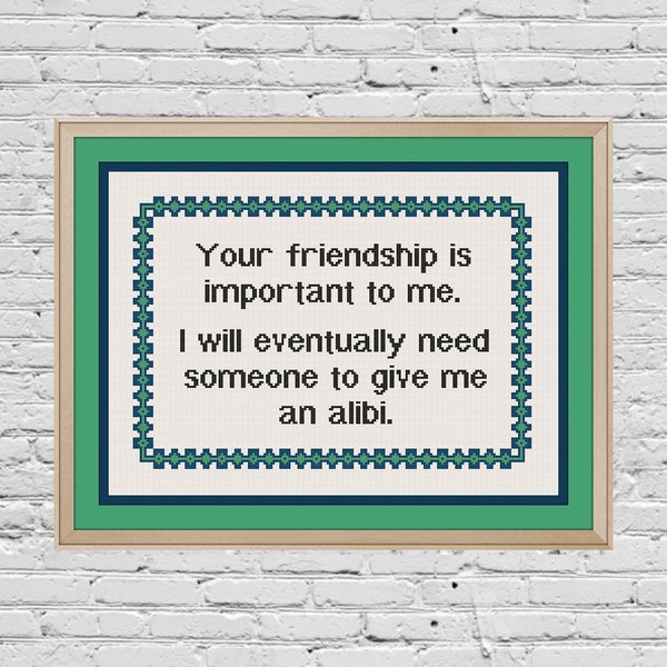 Friendship Cross - Etsy