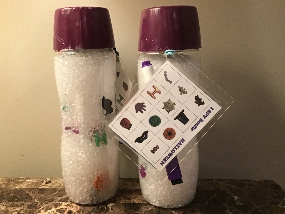 I-SPY Bottle Game With Purple Topeducational Toy, I-spy Game, Car-trip ...