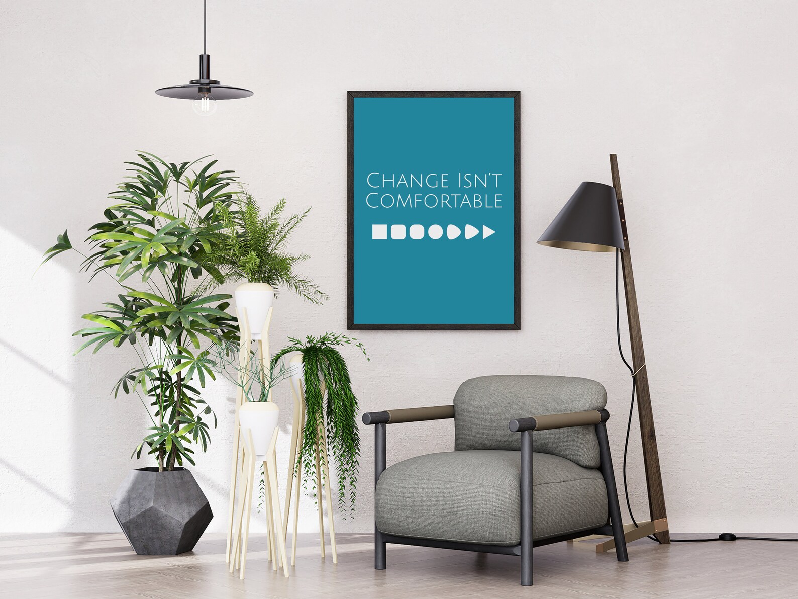 Change Isn't Comfortable Digital Art | Inspirational Wall Art Decor ...