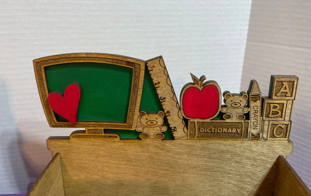 Elementary Teacher Pencil Box - Etsy