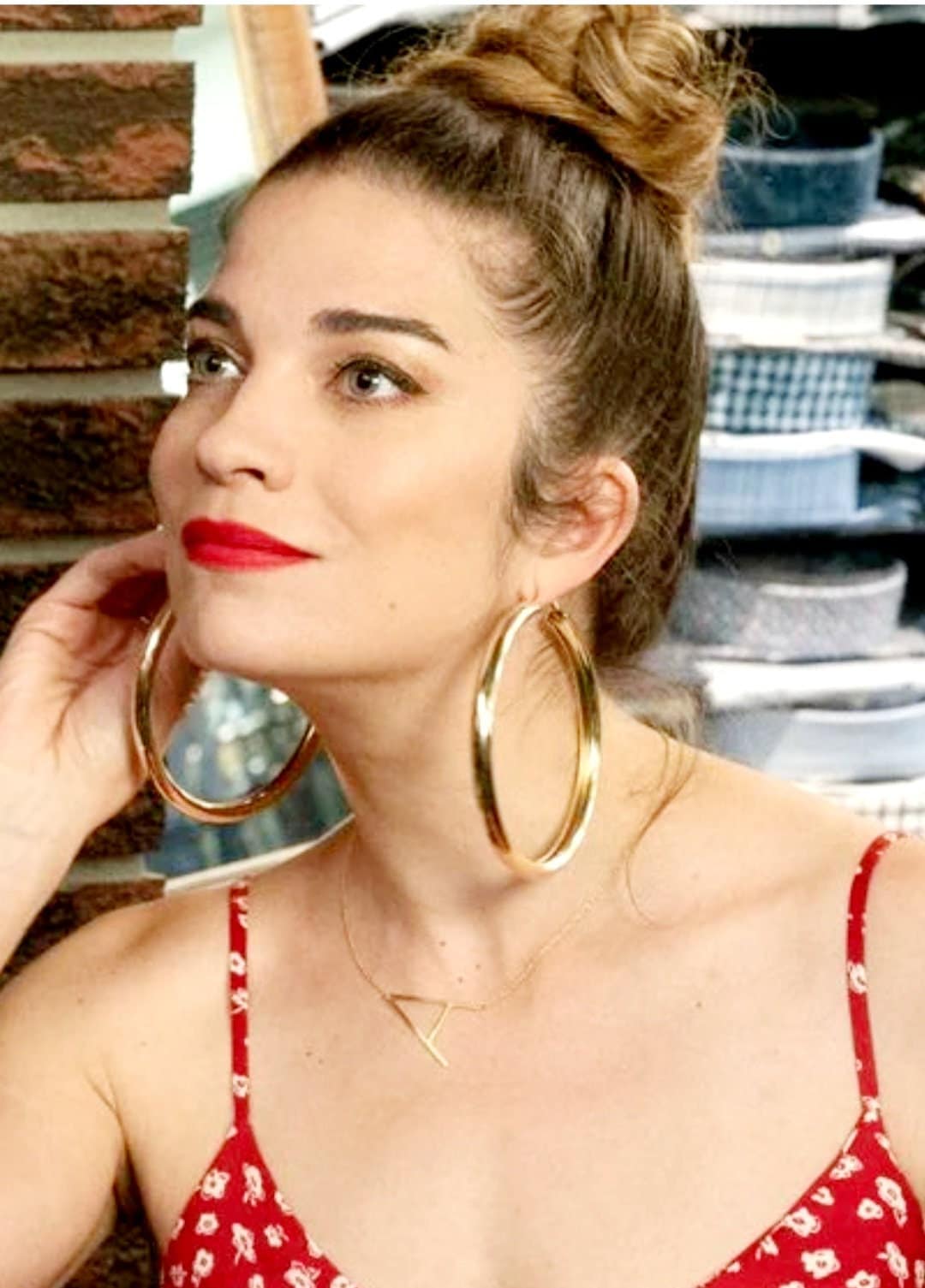 Alexis Rose Style Large Hoop Earrings Oversized Gold - Etsy