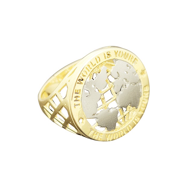 Globe Ring - Etsy