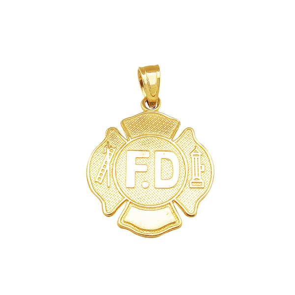 Firefighter Charm - Etsy