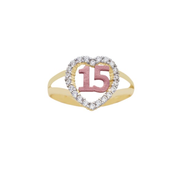 Sweet 15 rings rose gold store