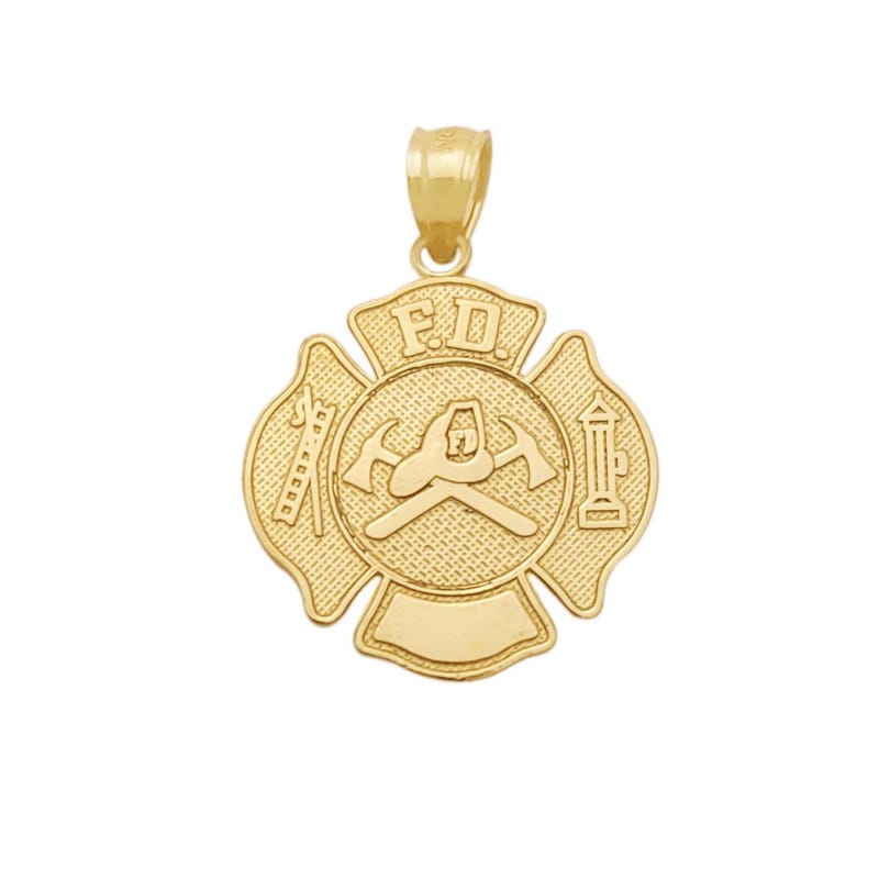Firefighter Charm - Etsy