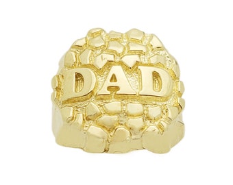 Gold Dad Ring - Etsy