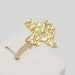 10K Yellow Gold Nugget Texas State Ring Pinky Ring Size 8 - Etsy