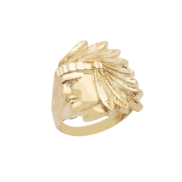 Indian Chief Ring - Etsy