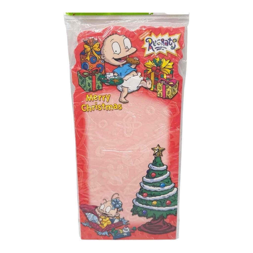 Vintage Nickelodeon Rugrats 10.5" Christmas Magnetic Holiday Notepad ...