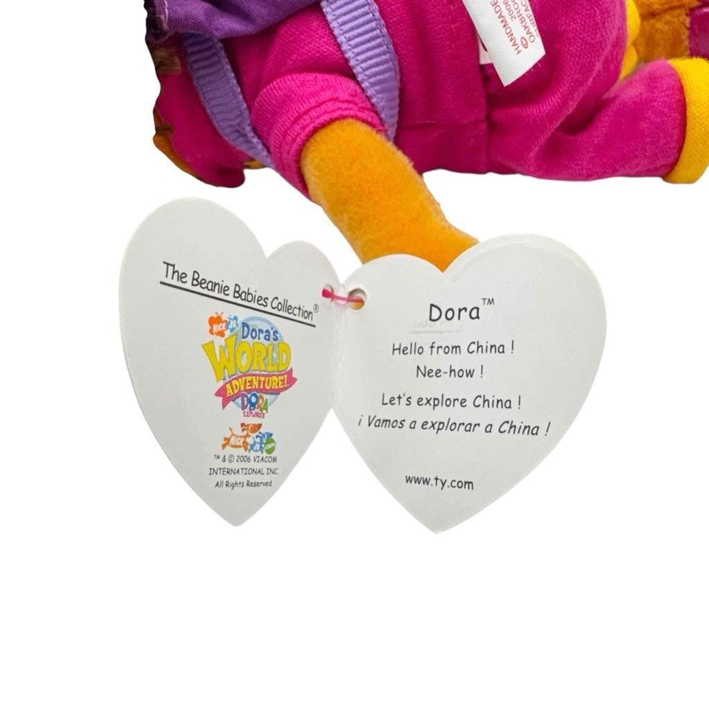 Vintage Ty Nick Jr. 8" Dora the Explorer Dora's World Adventure China ...