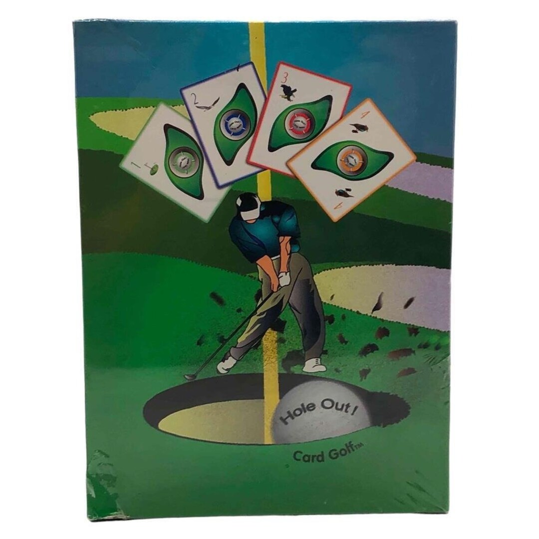 Vintage, New in Box Hole Out! Card Golf Rummy-style Golfing Game RCR ...