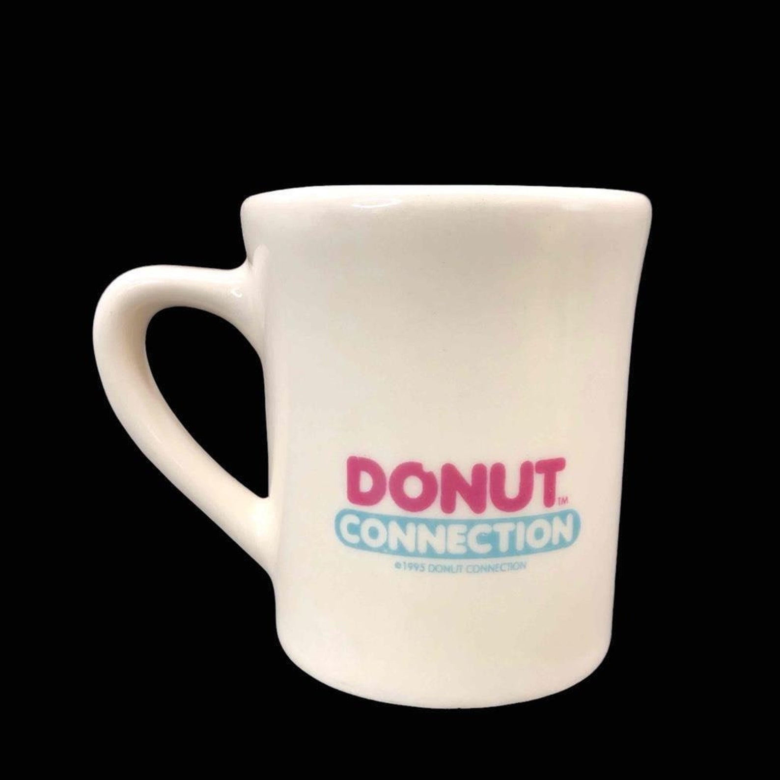 Vintage Kingwood DONUT CONNECTION Shop Thick Ceramic Coffee - Etsy