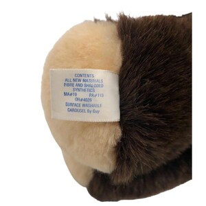 Vintage Animal Fair Carousel by Guy 15" Black Bear Teddy Plush W ...