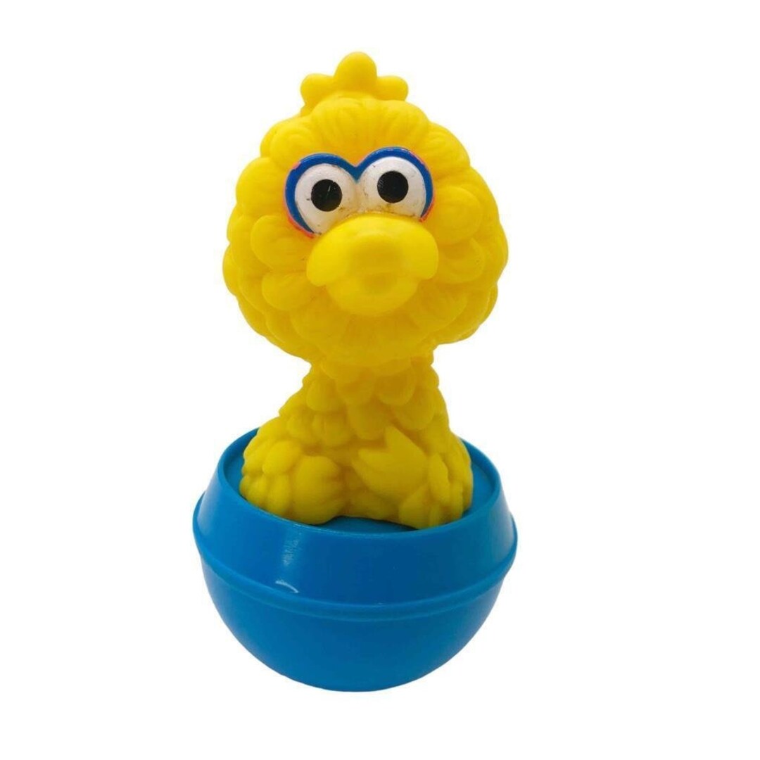 Vintage Tyco Sesame Street 4.5 BIG BIRD Roly Poly Wobble Pal Toy Figure ...