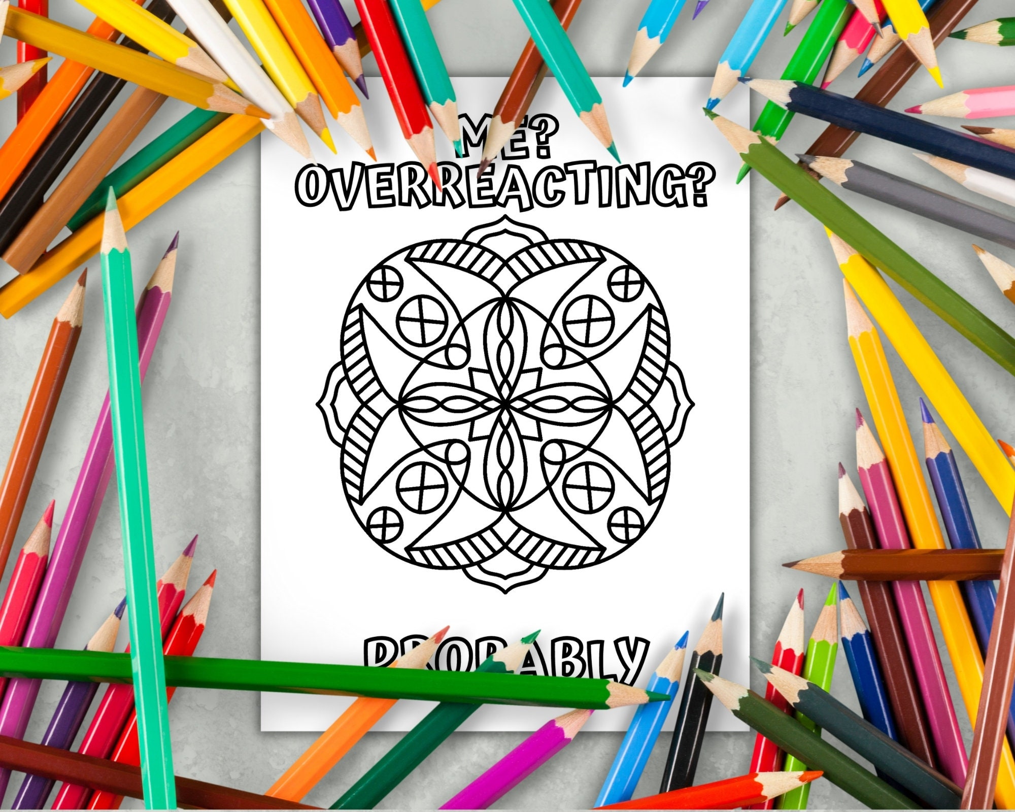 Funny Introvert Quotes Coloring Pages Adult Coloring Book | Etsy